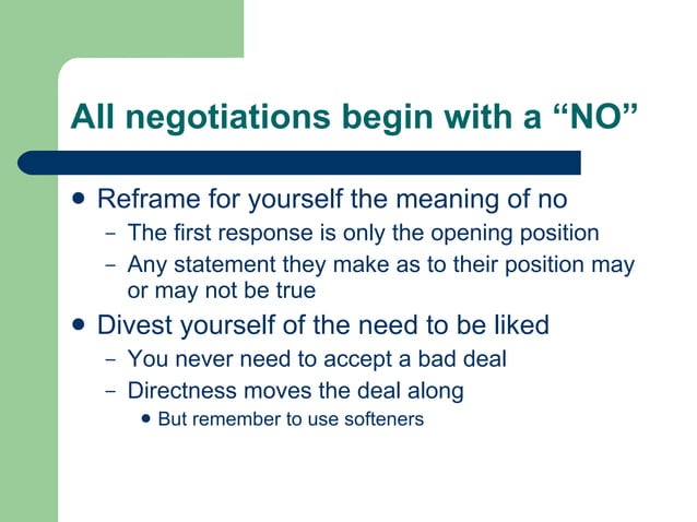Negotiation Tips and Tricks | PPT