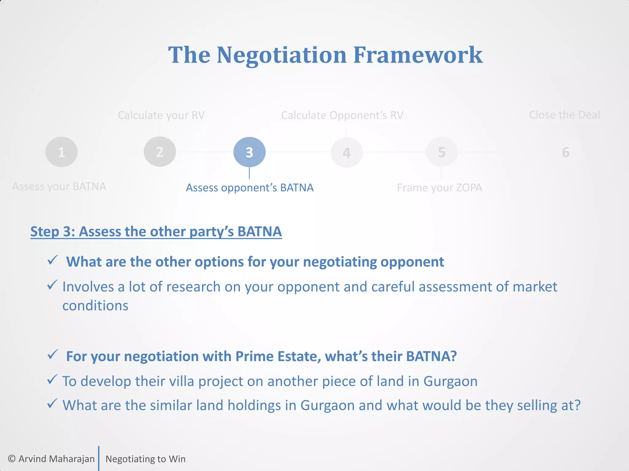 Negotiator's framework negotiate to win | PDF