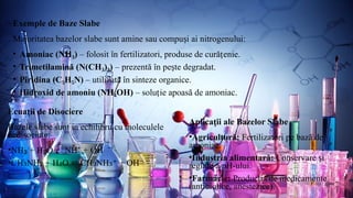 Proiect despre baze tari si baze slabe powerpoint | PPTX
