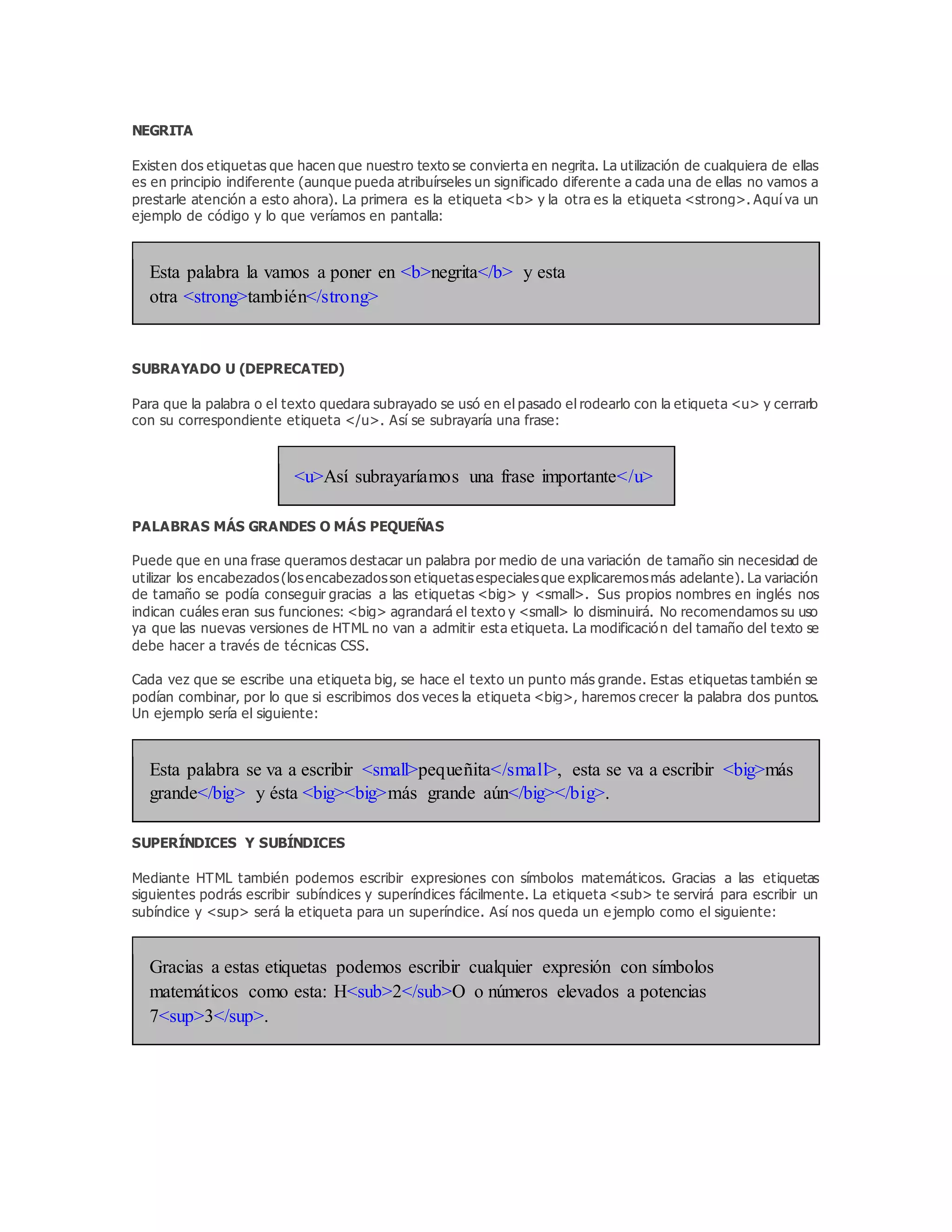 Negrita | DOCX