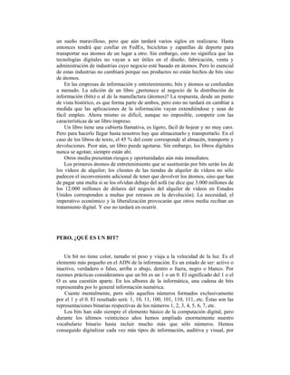 Negroponte, nicholas el mundo digital | PDF