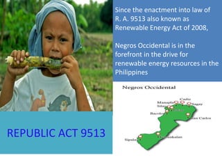Negros occidental posing to be the renweable energy captial of the ...