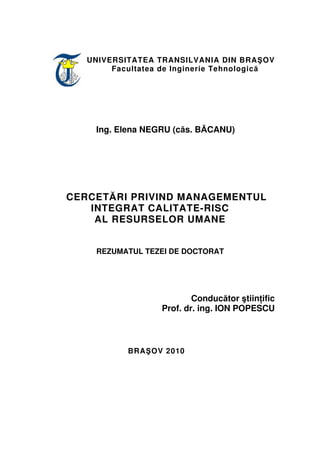 Negru bacanu elena | PDF