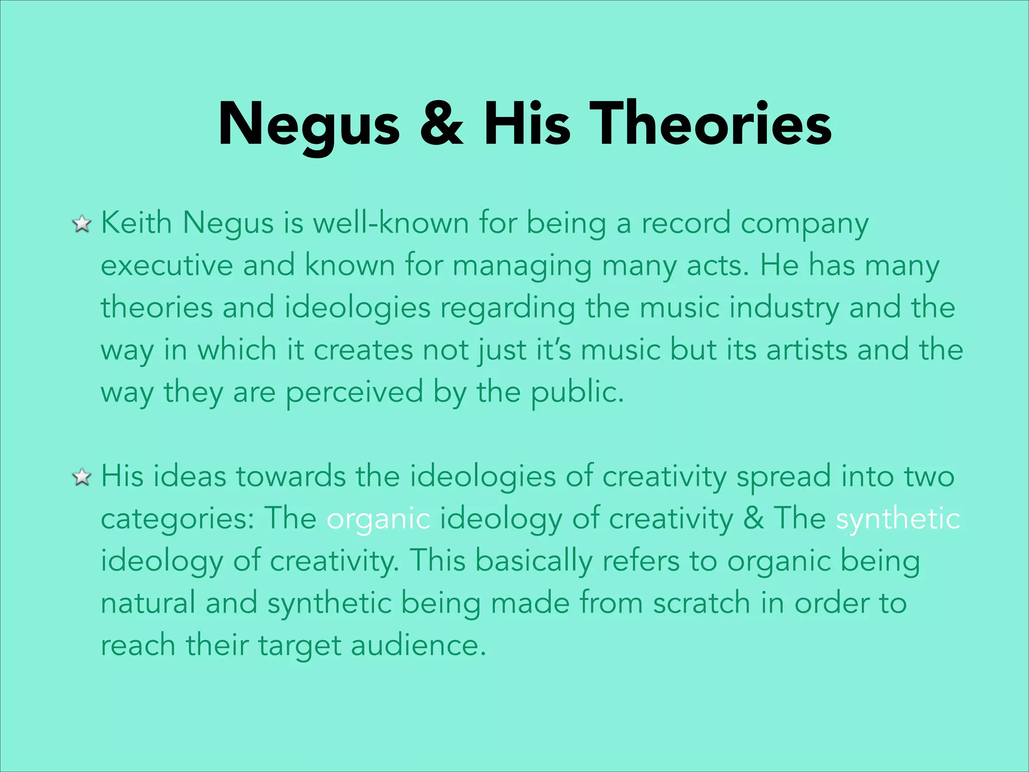 Negus Theories | PPT