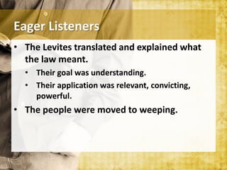 Neh 8 Prayer Generation | PPTX | Christianity | Religion & Spirituality