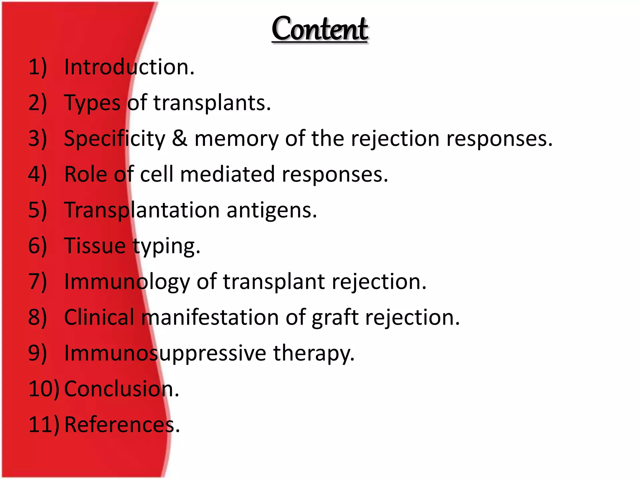 Transplantation immunology | PPTX