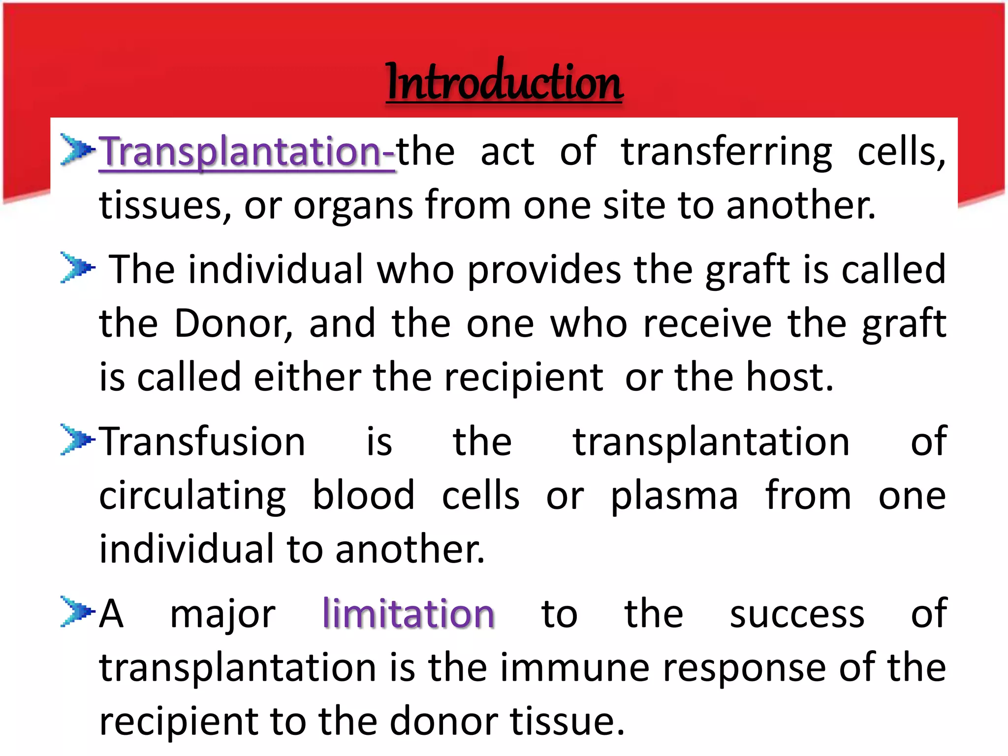 Transplantation immunology | PPTX