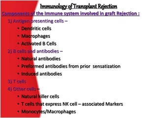 Transplantation immunology | PPTX