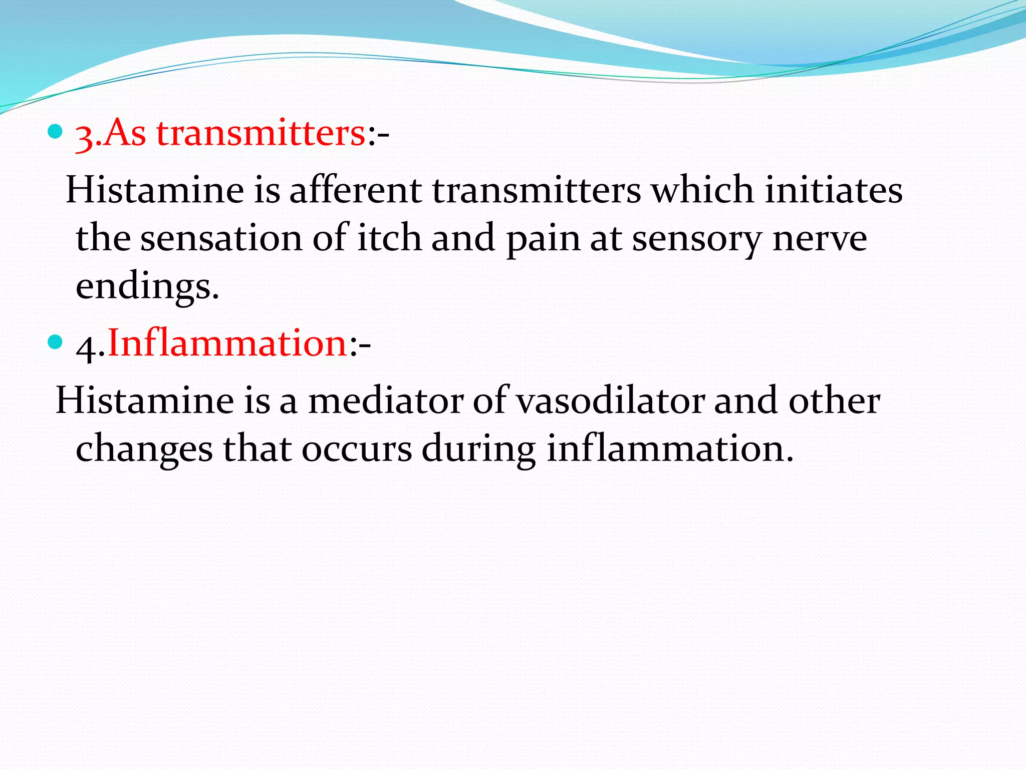 histamine ppt by Dr. TAUSEEF HAIDER | PPTX