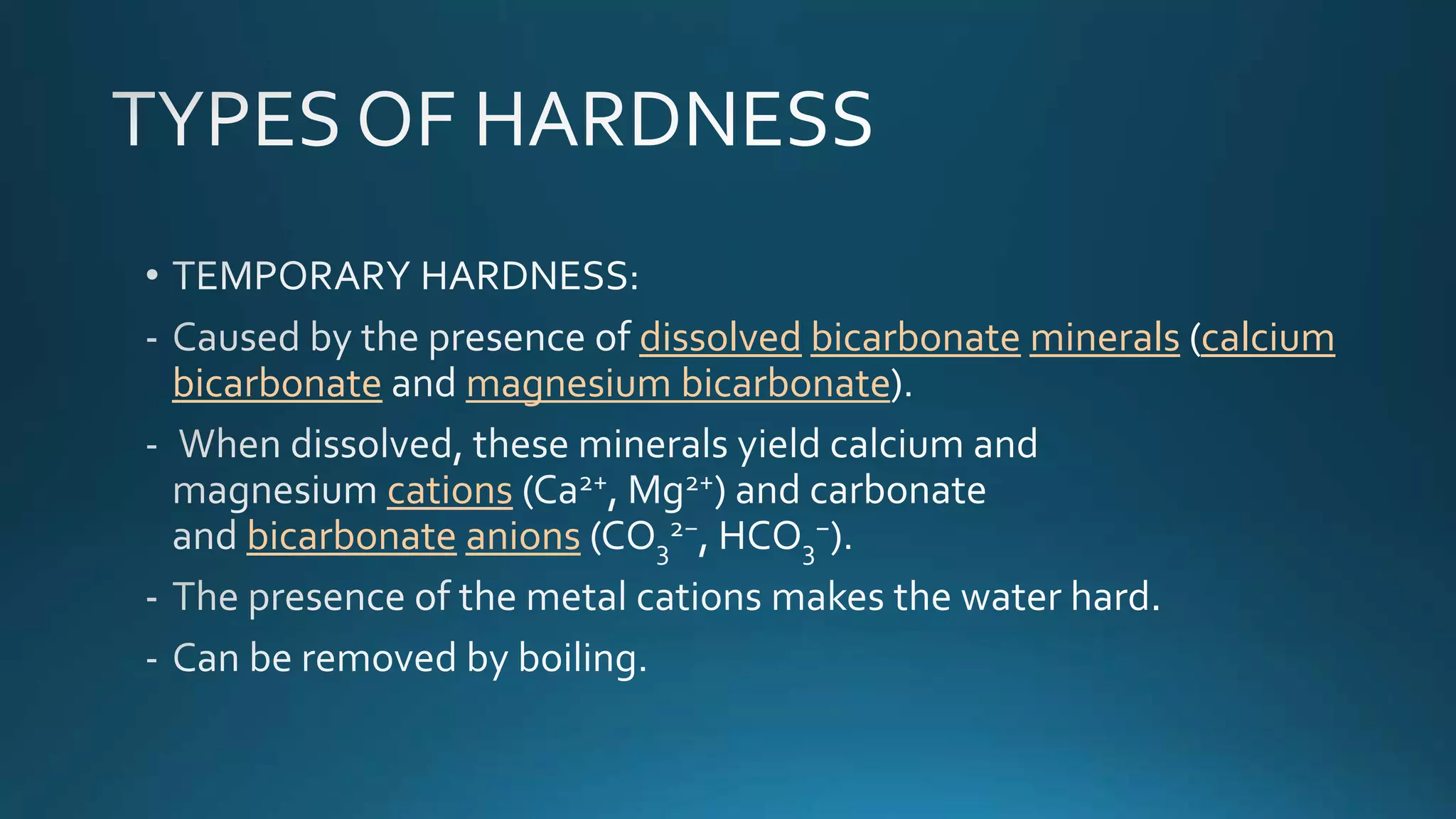 HARDNESS OF WATER | PPTX
