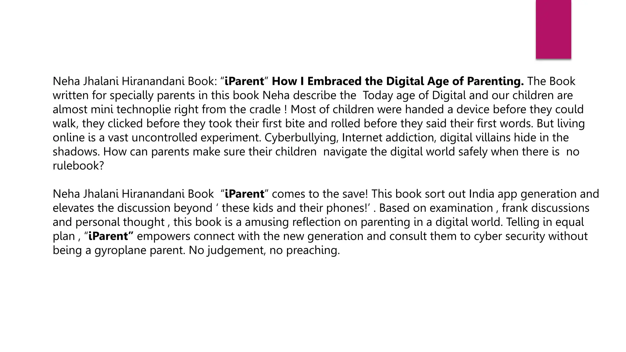 Neha Jhalani Hiranandani: A Guide to Her Life and Career | PPTX