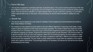 Pureline and Mass selection methods of plant breeding | PPTX