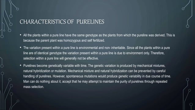 Pureline and Mass selection methods of plant breeding | PPTX ...