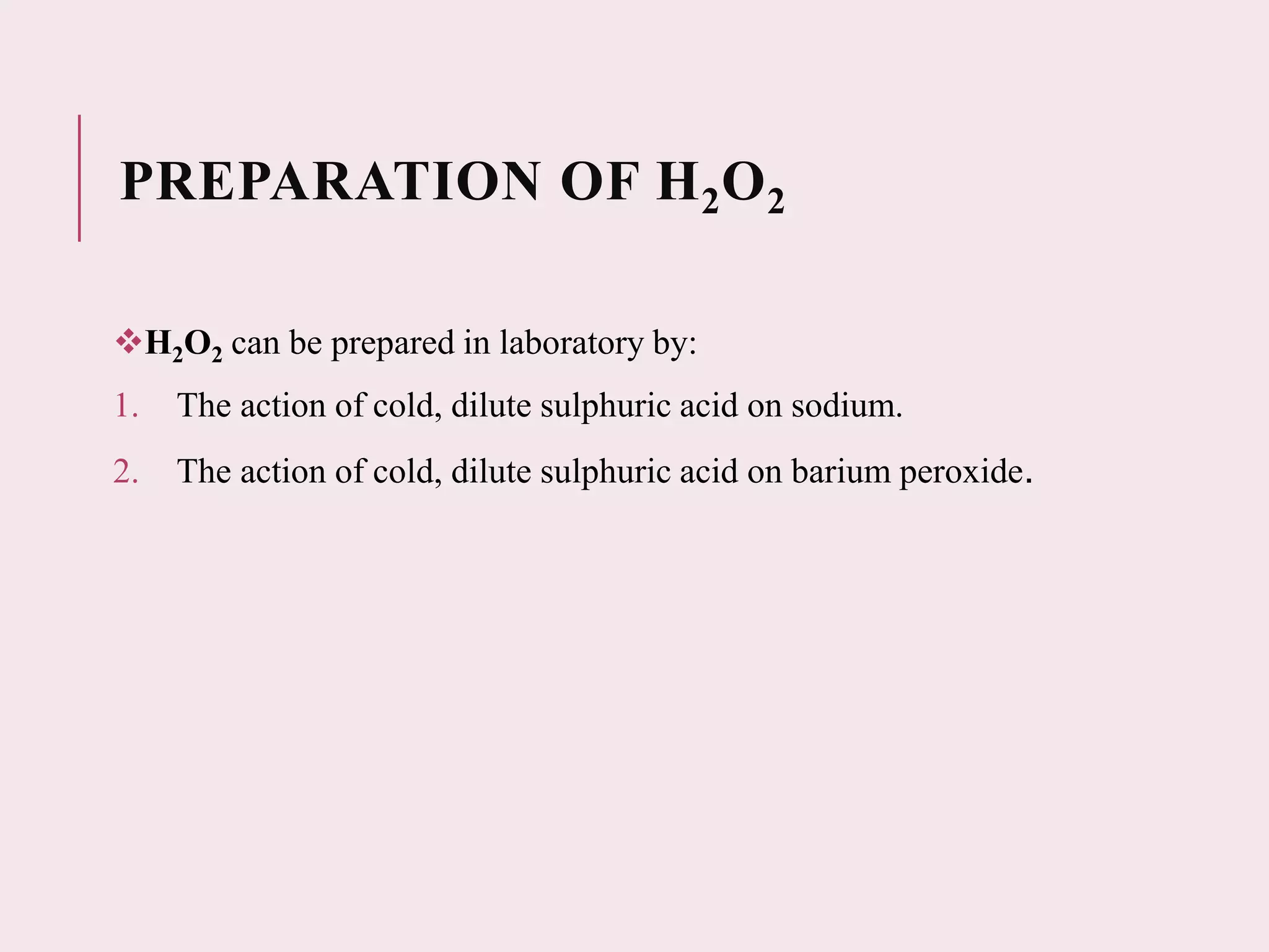 HYDROGEN PEROXIDE | PPTX