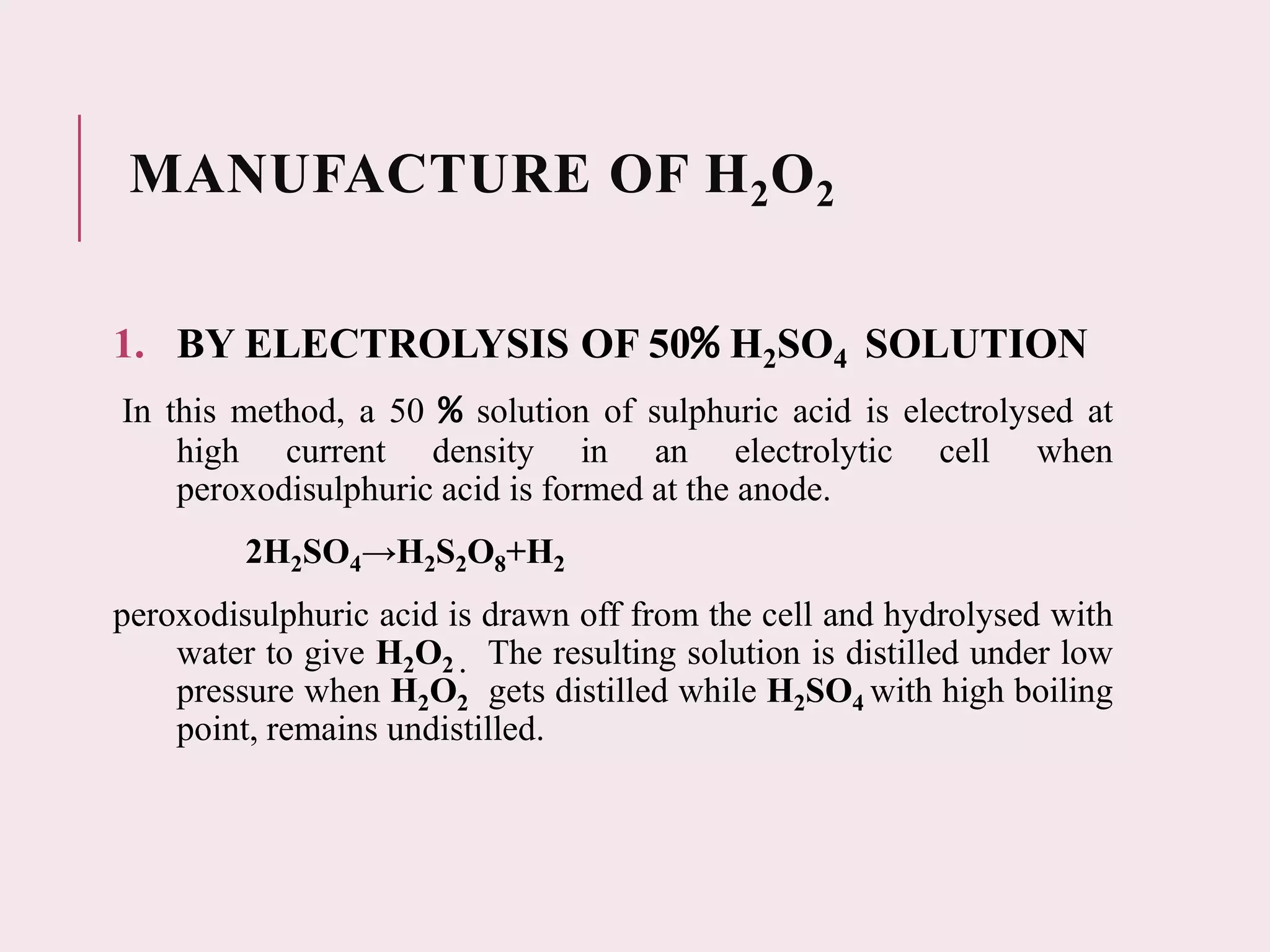 HYDROGEN PEROXIDE | PPTX