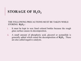 HYDROGEN PEROXIDE | PPTX