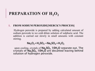 HYDROGEN PEROXIDE | PPTX
