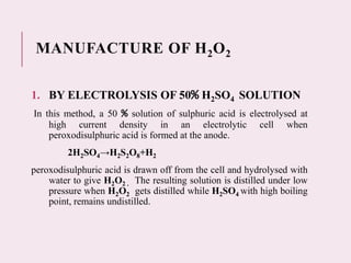HYDROGEN PEROXIDE | PPTX