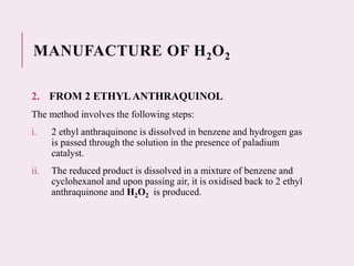 HYDROGEN PEROXIDE | PPTX