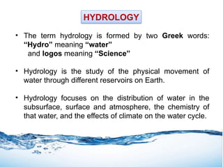 Impact of climate change on hydrological cycle | PPTX