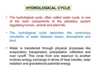 Impact of climate change on hydrological cycle | PPTX