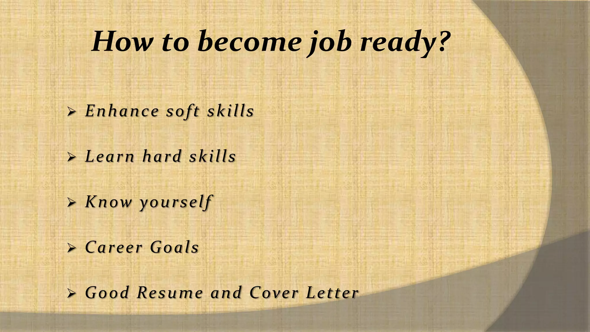 Job readiness | PPTX