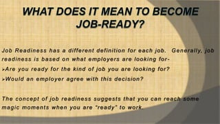 Job readiness | PPTX