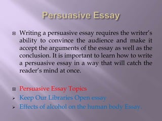 Essay Writing | PPTX