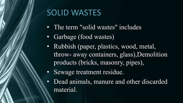 Waste disposal presentation food safety and standard | PPT