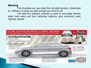 Presentaion On Driverless Car | PPT