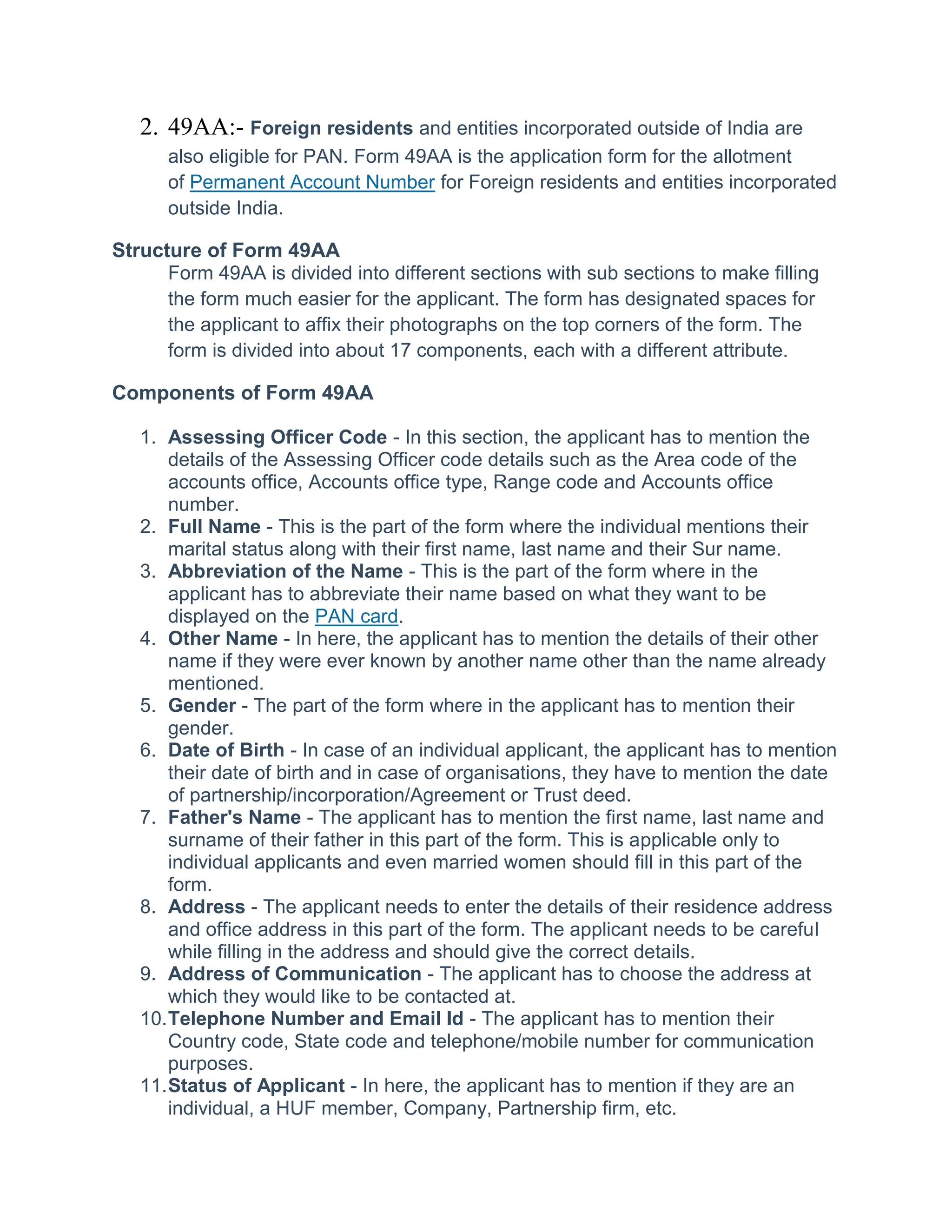 Internship on NEHA PROJECT pancard details | DOCX