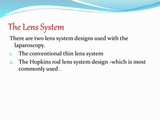 BASICS OF LAPAROSCOPY IN GYNAECOLGY | PPTX