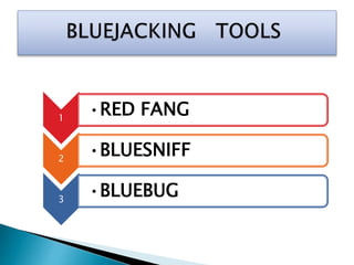 Bluejacking | PPTX