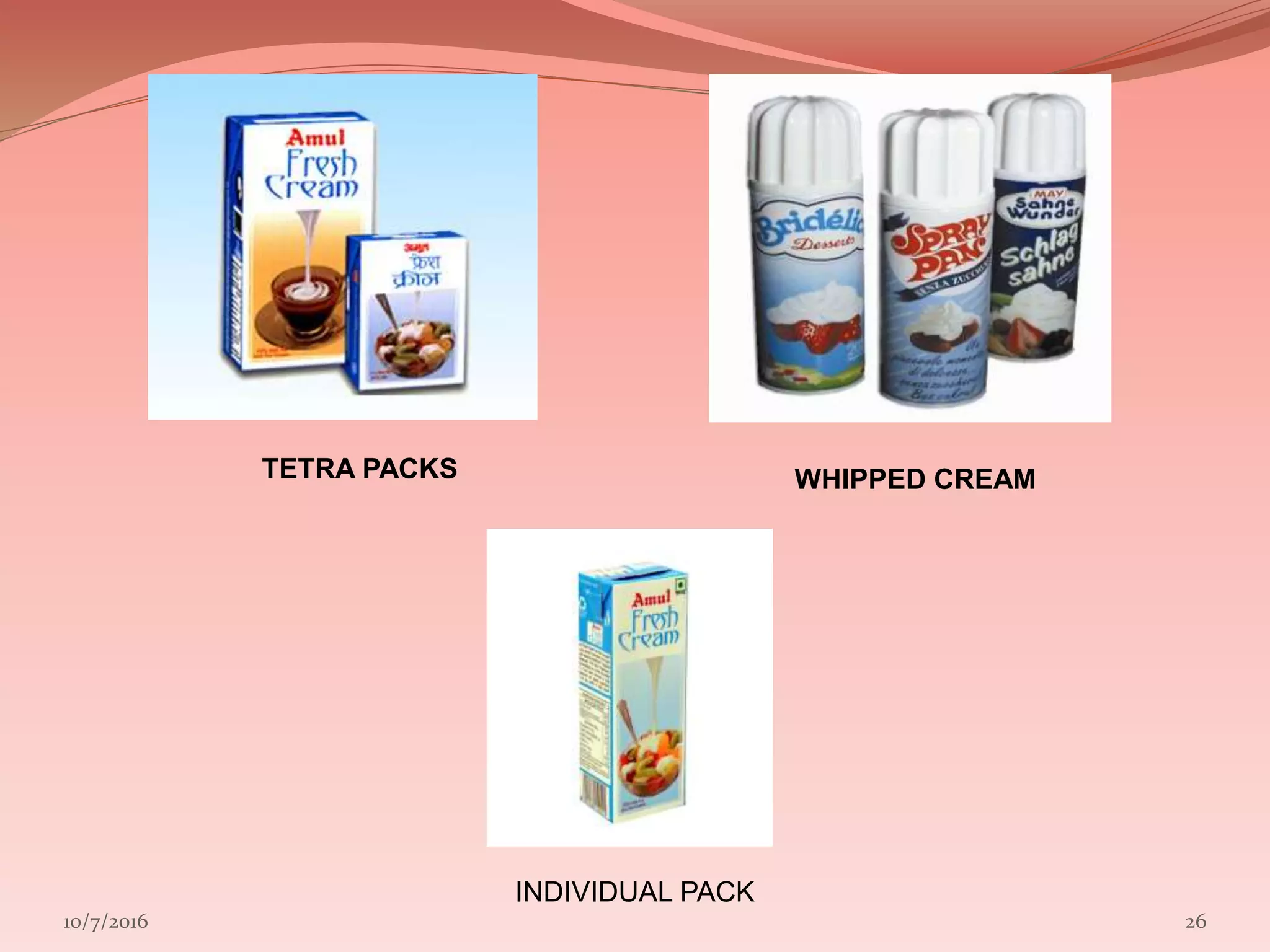 packaging of milk and milk products | PPTX