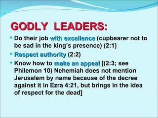 Nehemiah Leadership Principles | PPT