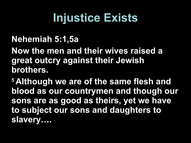 Nehemiah 5 Internal Strife B | PPT