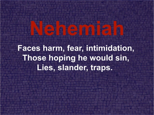 Nehemiah 6 | PPT