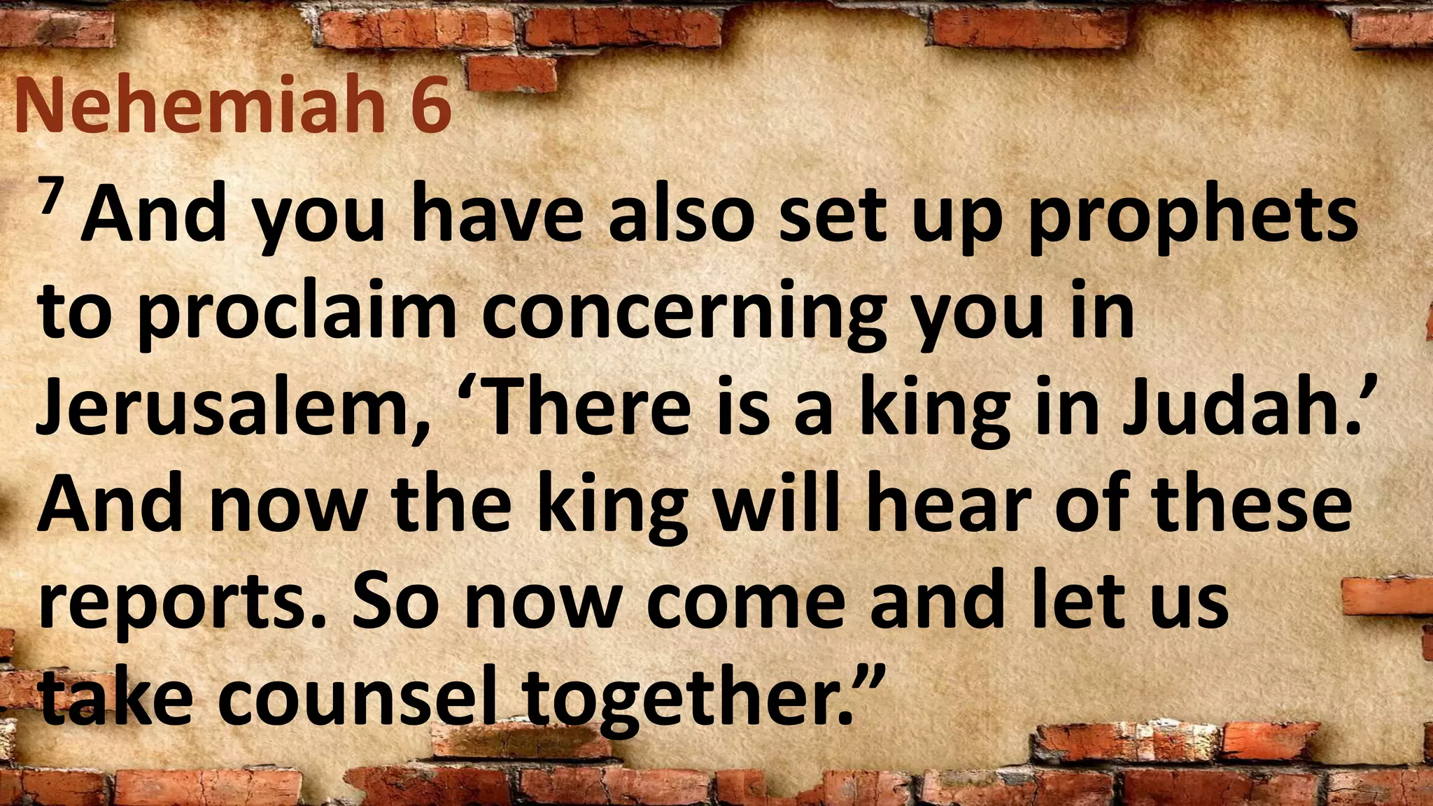 iLEAD:Nehemiah 6_Discerning Traps | PPTX