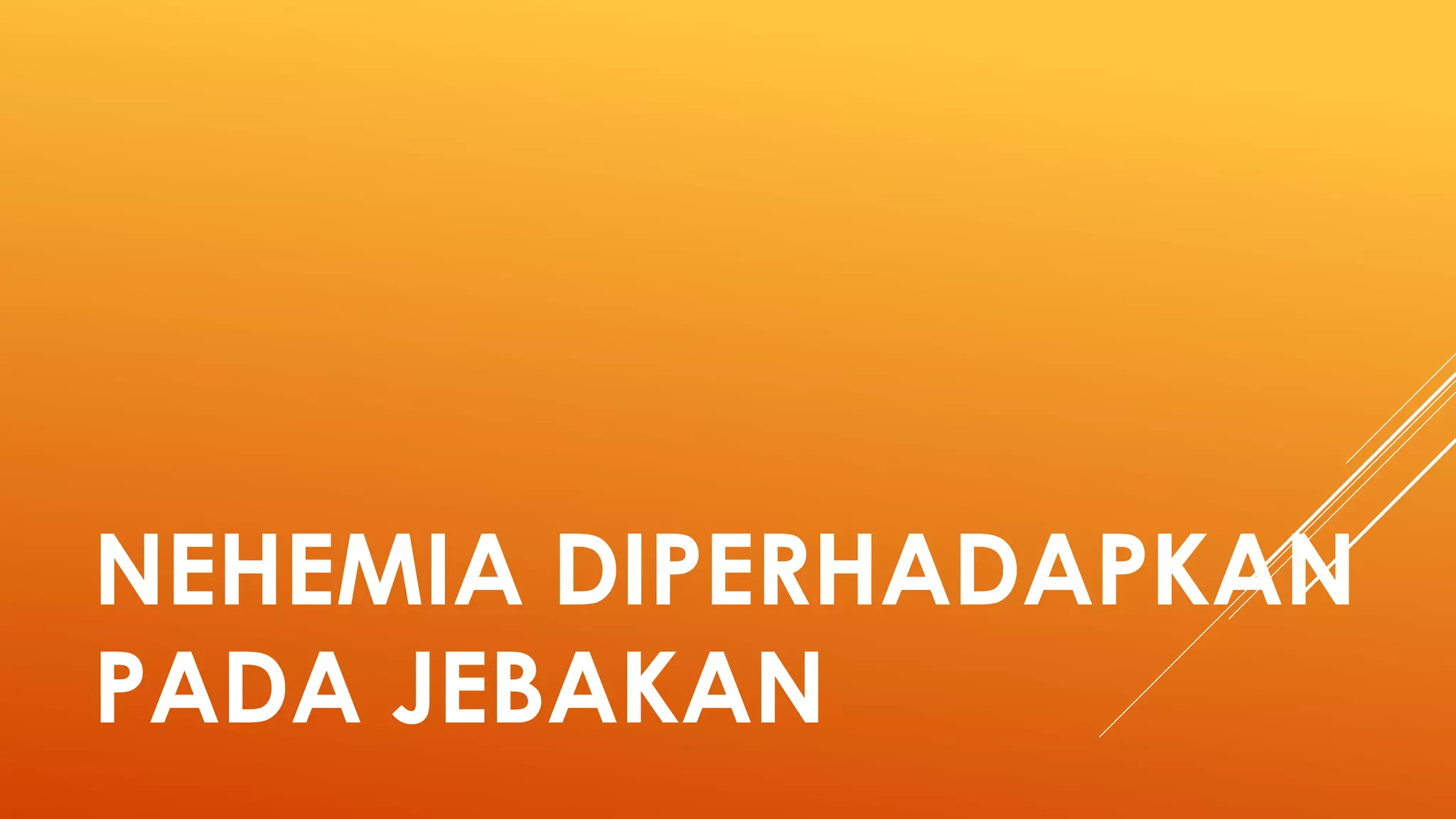 Nehemiah 6 - Lesson #8. Learn How to Finish Strong | PPTX