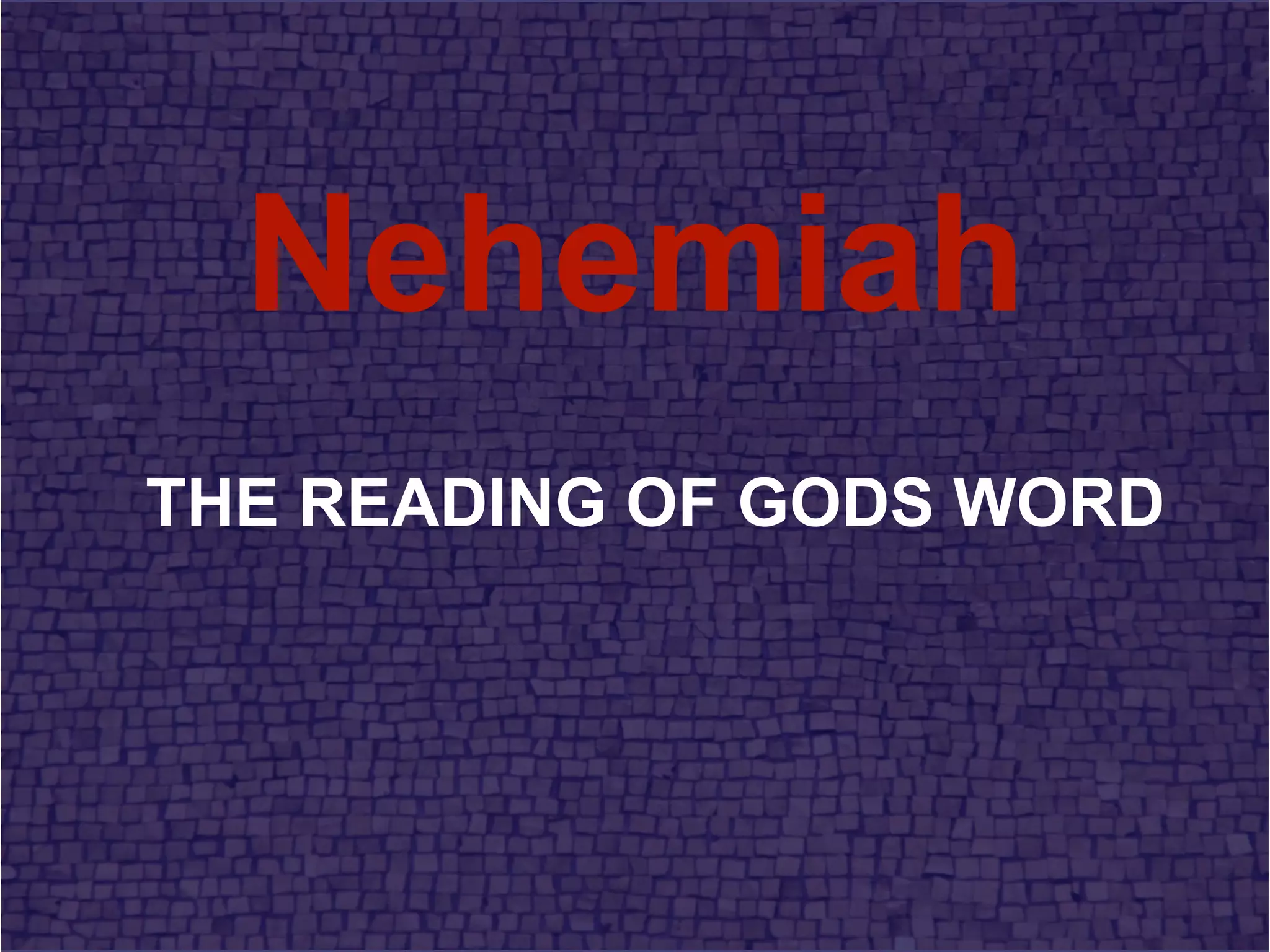 Nehemiah 8 | PPT