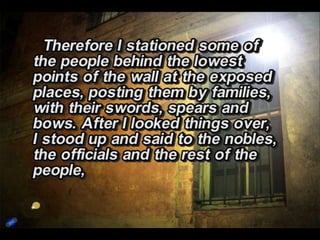 Nehemiah pt5 ch4 grab your hammer and sword | PPTX