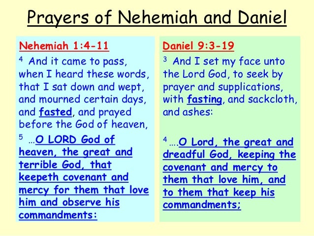Nehemiah's prayers david muller