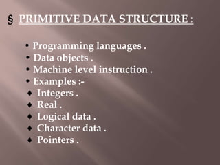 data Structure | PPTX