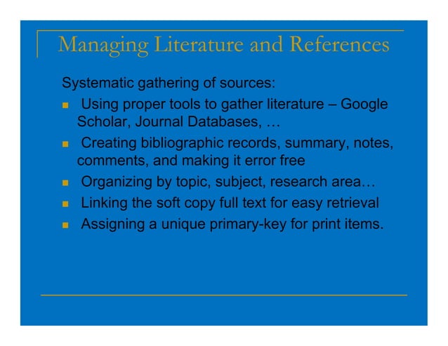 Reference Management | PPT