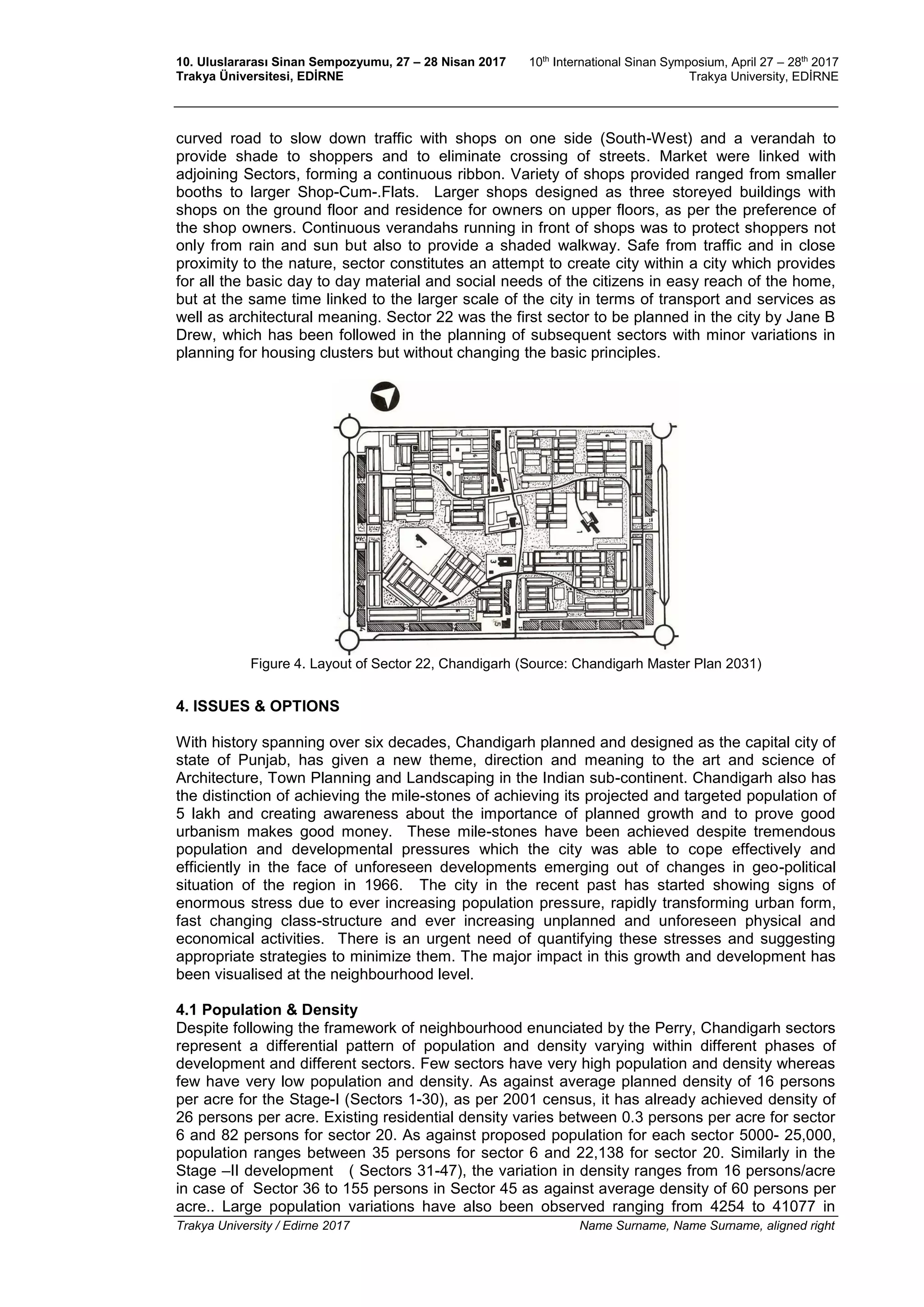 Neighborhood planning in capital city of chandigarh an appraisal | PDF