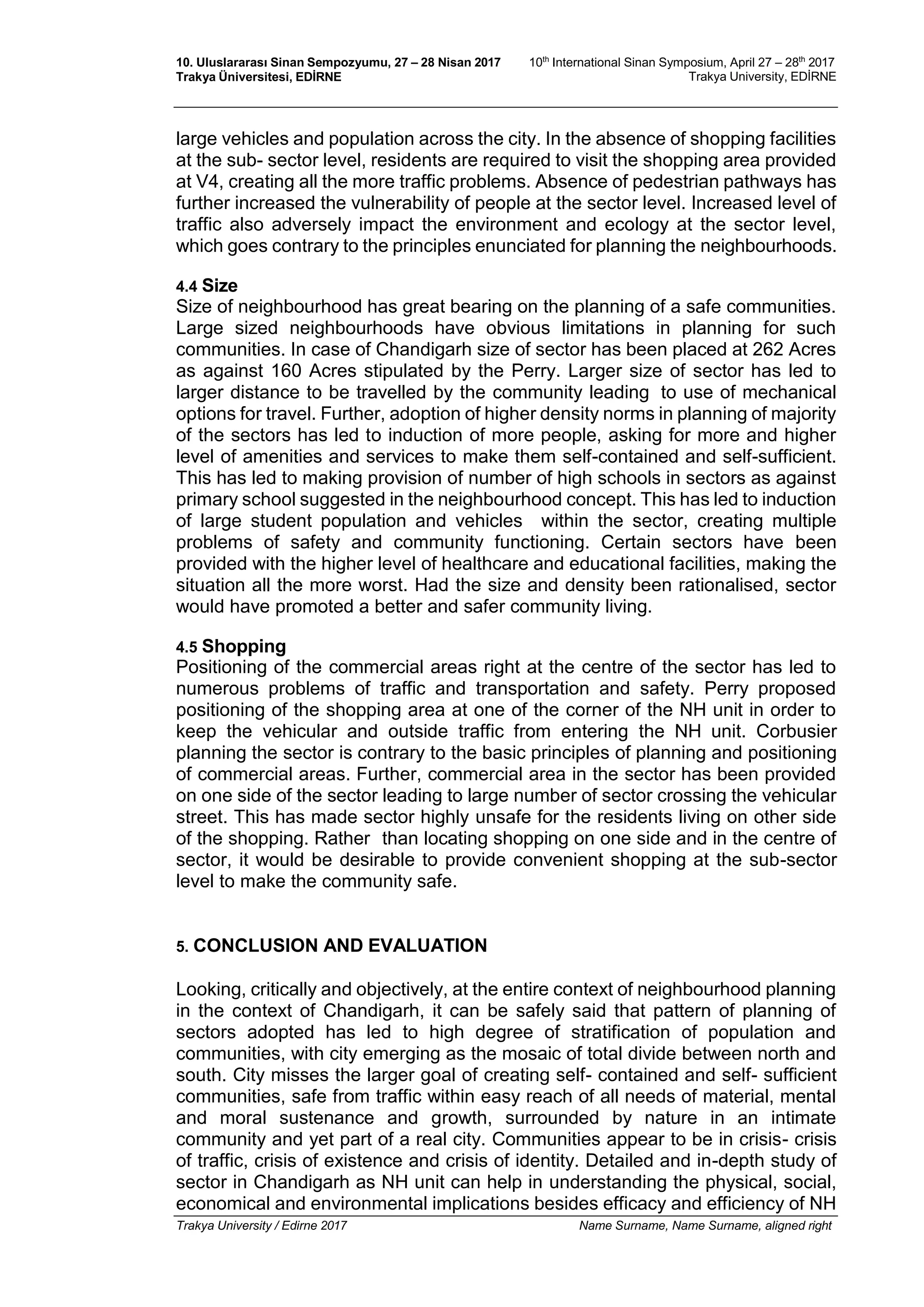 _Neighborhood Planning in Capital City of Chandigarh- An Appraisal (2 ...