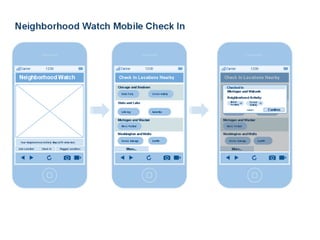 Neighborhood Watch prototype (storyboard narrative) | PPT