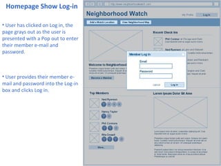 Neighborhood Watch prototype (storyboard narrative) | PPT