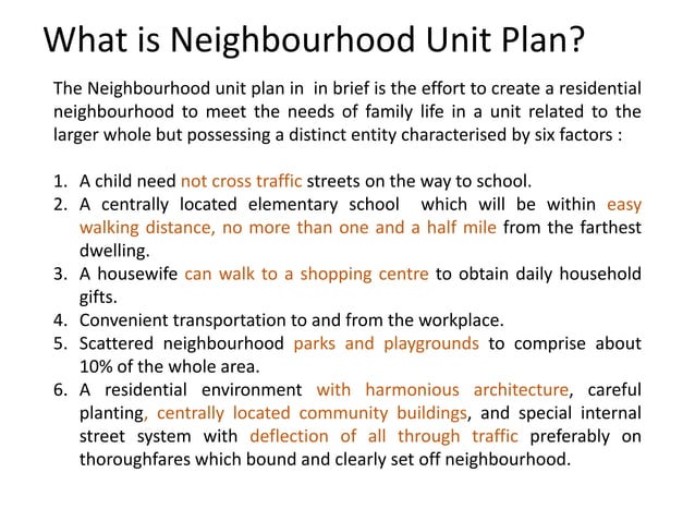 Neighbourhood Concept | PDF | Developmental Sites | Real Estate
