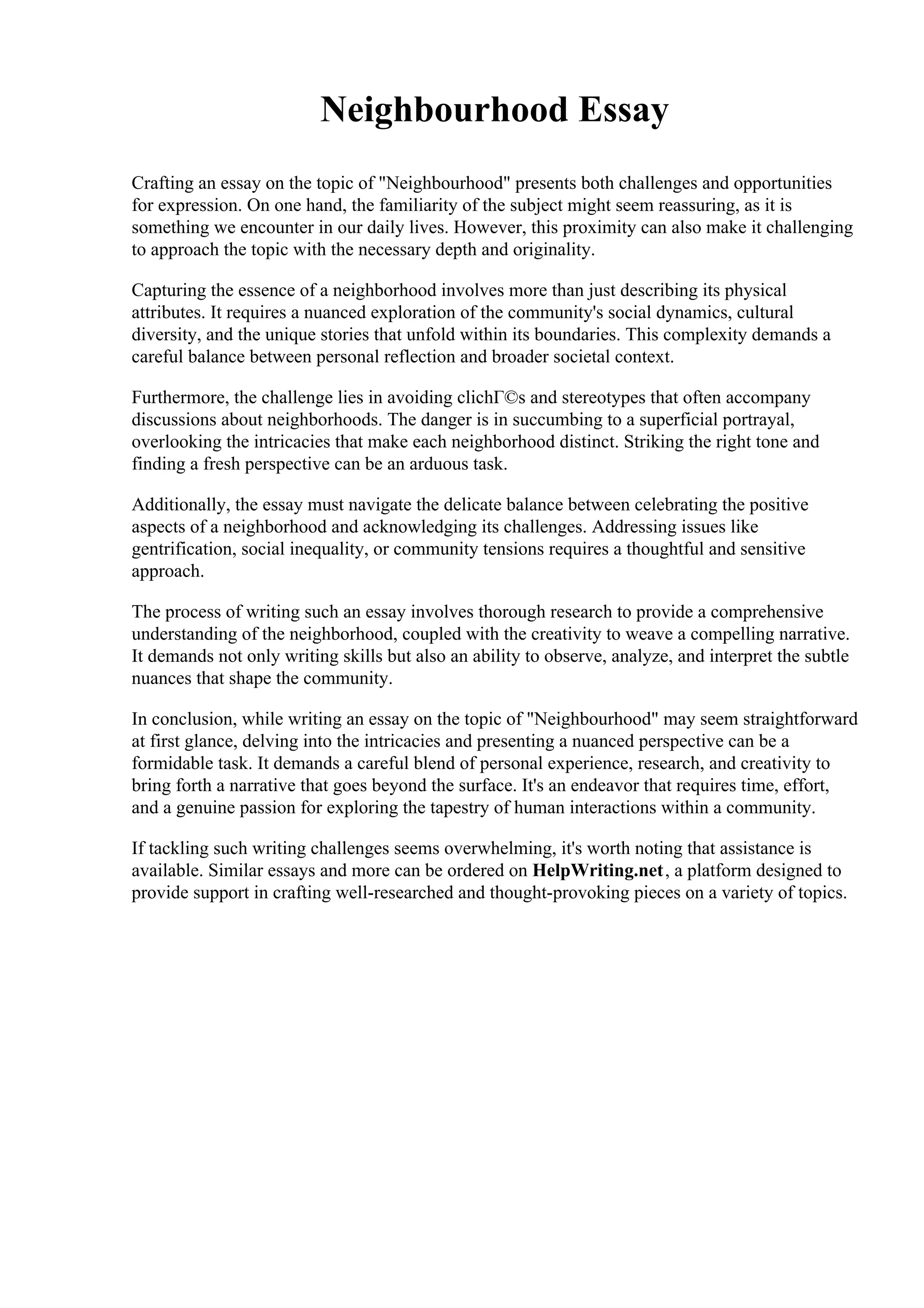 Neighbourhood Essay.pdf